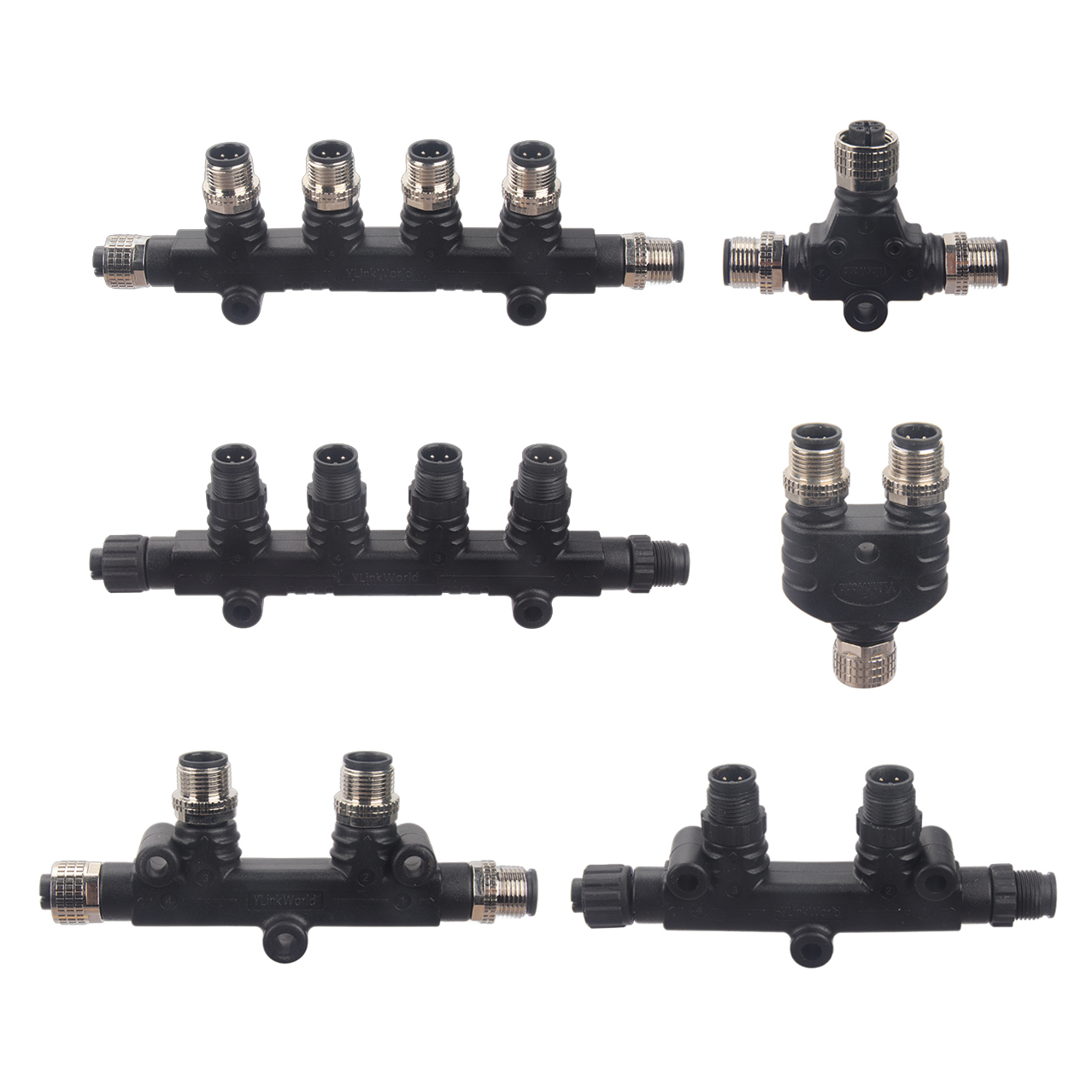 China Can Bus 3 Way T Y Type Adapter M12 M8 Y Splitter Cable Female to ...
